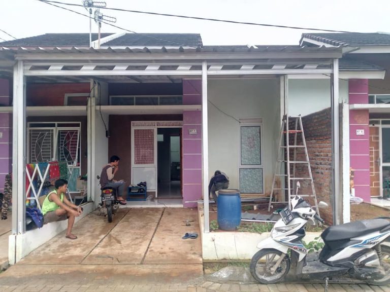 Kanopi baja ringan atap spandeck di Perum pilar imanan residence ...