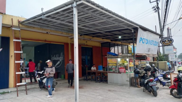 Kanopi baja ringan model single atap spandeck di pasir gombong cikarang ...