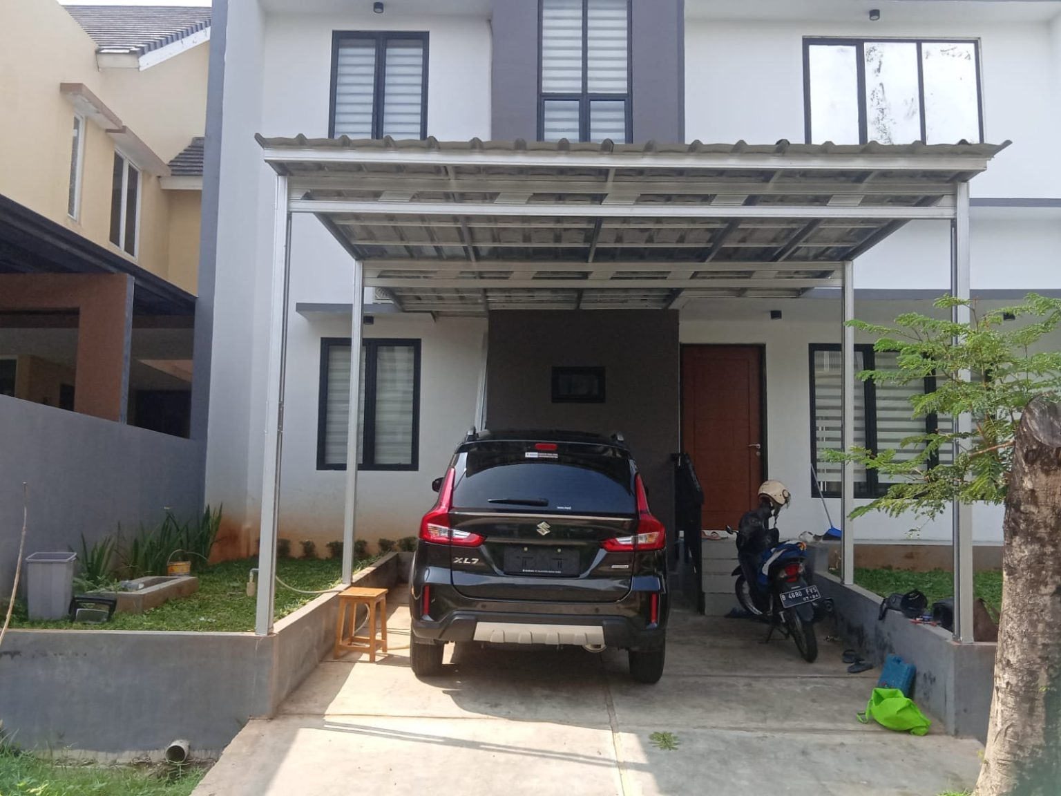 Kanopi spandek pasir di cluster pasadena, deltamas, cikarang pusat ...